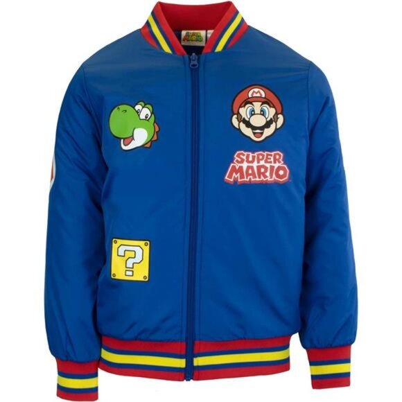 Jackets & Coats | Super Mario Bomber Jacket Mario And Luigi Bomber ...